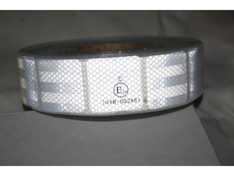 Reflective tape square stickers 50 m FABRAVA