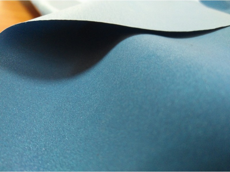 Light-blue reflective fabric 1 m