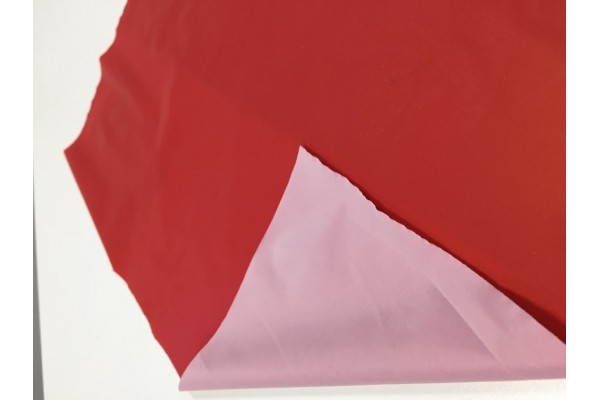Reflective rainbow fabric red 1 m