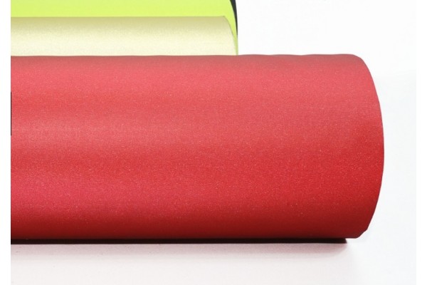 Red fluorescent reflective fabric 1 m