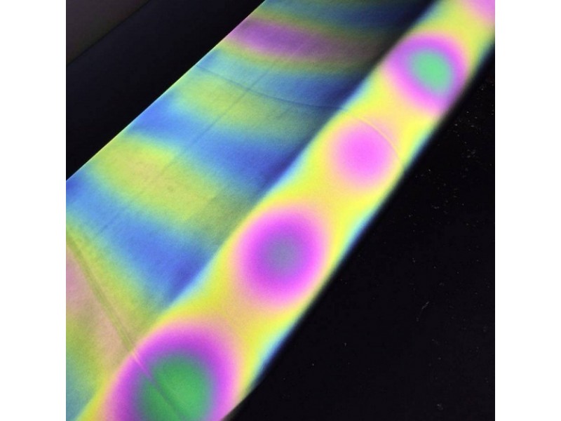 Rainbow Reflective Fabric 1 m